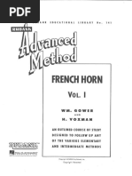 Rubank - Advanced Method - Vol.1 | PDF