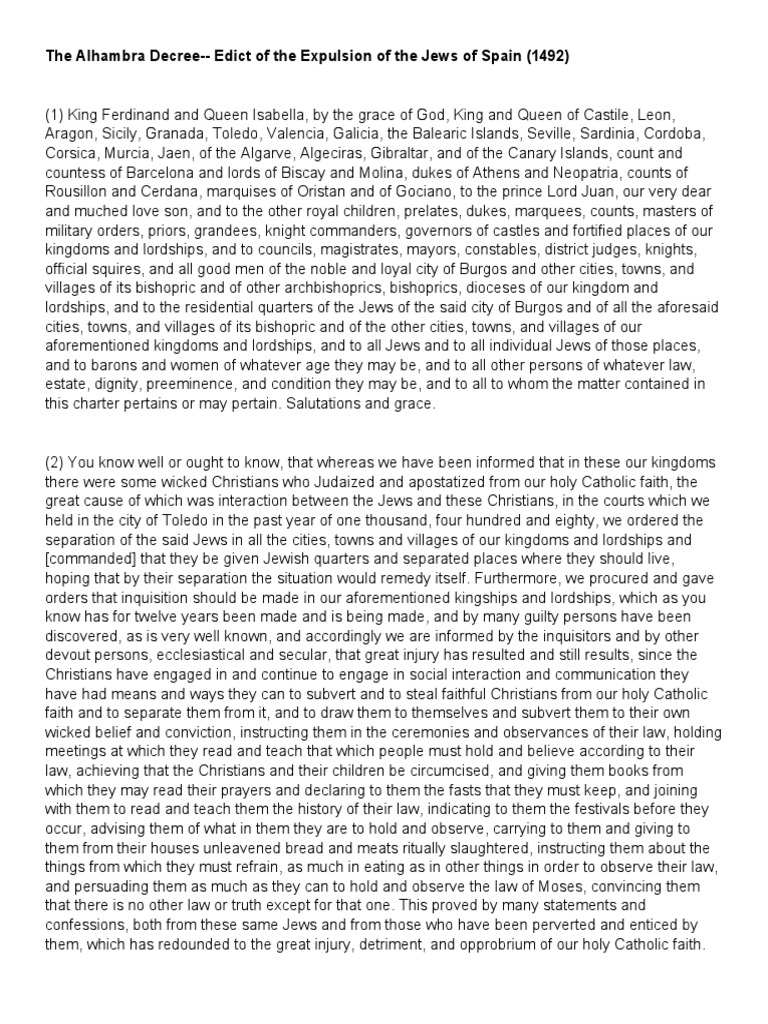 Alhambra 1492 English Download Free Pdf Inquisition