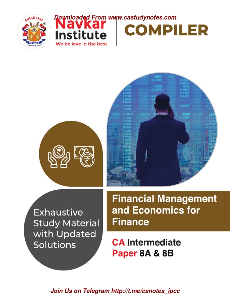 CA Inter FM ECO Question Bank | PDF | Securitization | Bonds (Finance)