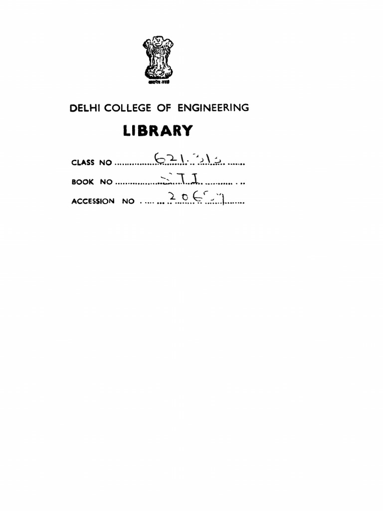 Elements of Electrical Machine Design | PDF