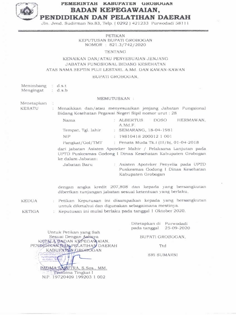 1.SK 3C - Doso | PDF