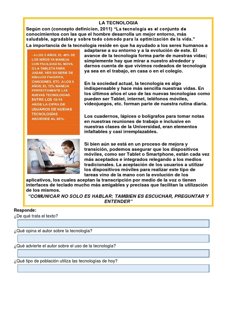 La Tecnologia | PDF | Teléfonos móviles | Internet