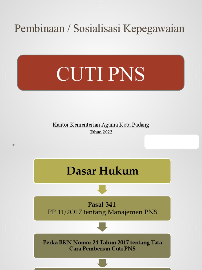 Cuti ASN Komplit | PDF