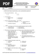 Soal Akidah Akhlak SD MI Kelas 4 Semester 1 Dan Kunci Jawaban | PDF