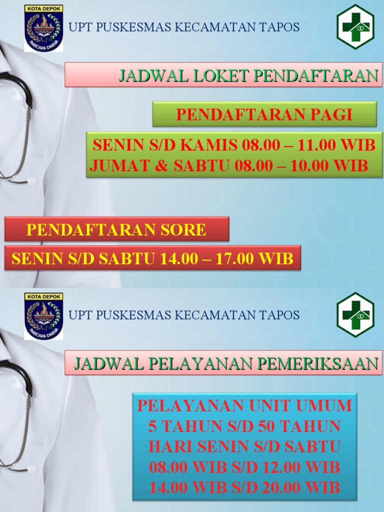 Jadwal Pelayanan | PDF