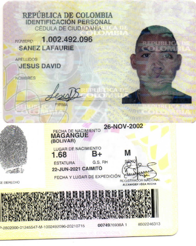 Cedula Jesus David | PDF