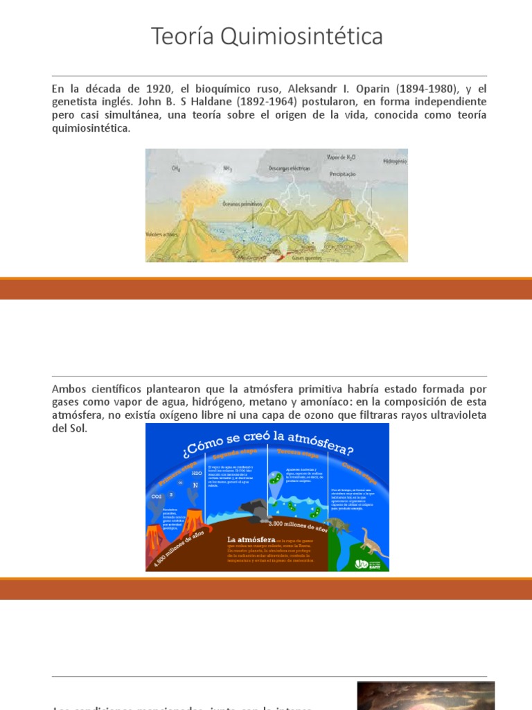Clase 6 Teoría Quimiosintética | PDF | Química | Ciencias fisicas