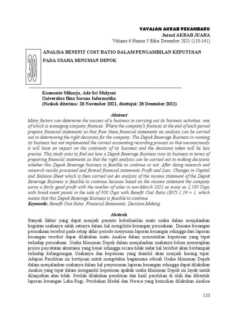 Document BCR | PDF | Income Statement | Financial Statement