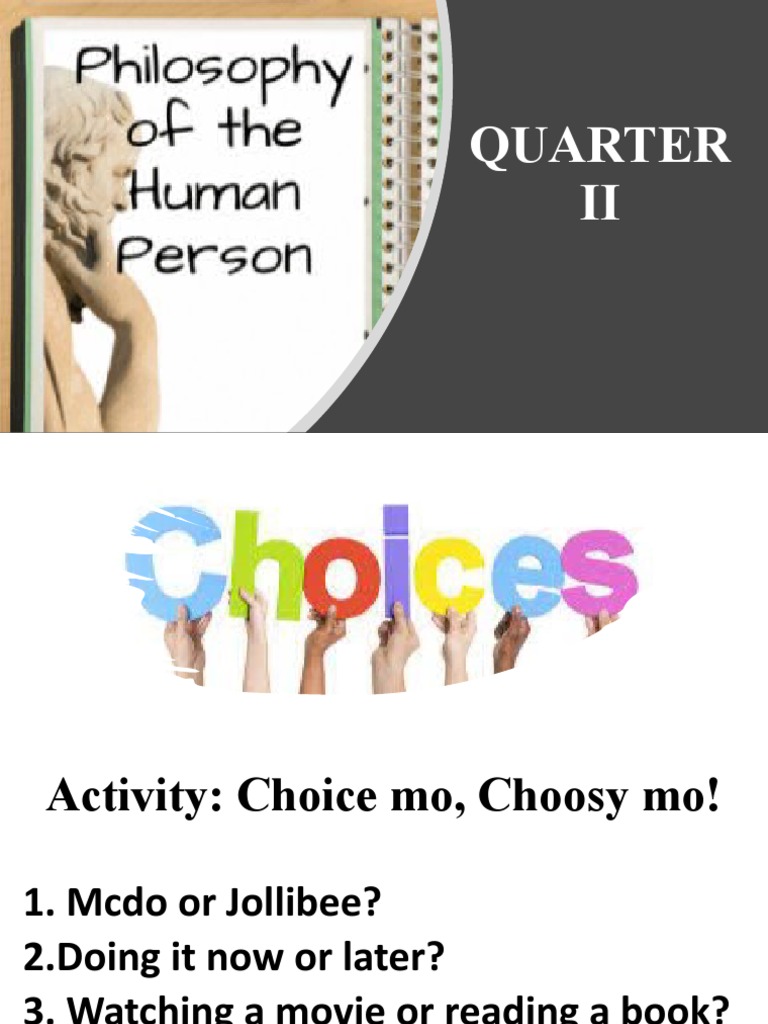 Freedom of The Human Person | PDF | Social Contract | Free Will