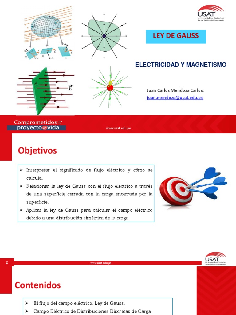 Tema 03 Ley de Gauss | PDF | Campo eléctrico | Física