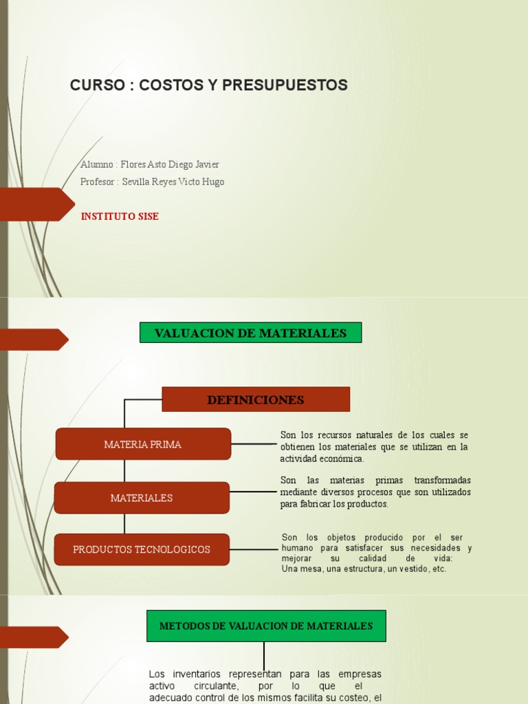 Costos y Presupuestos | PDF | Business | Presupuesto