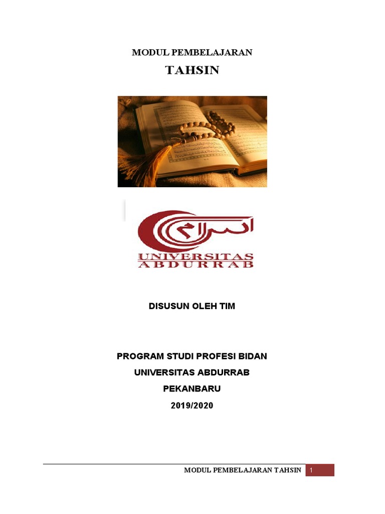 Modul Tahsin 1-1 | PDF