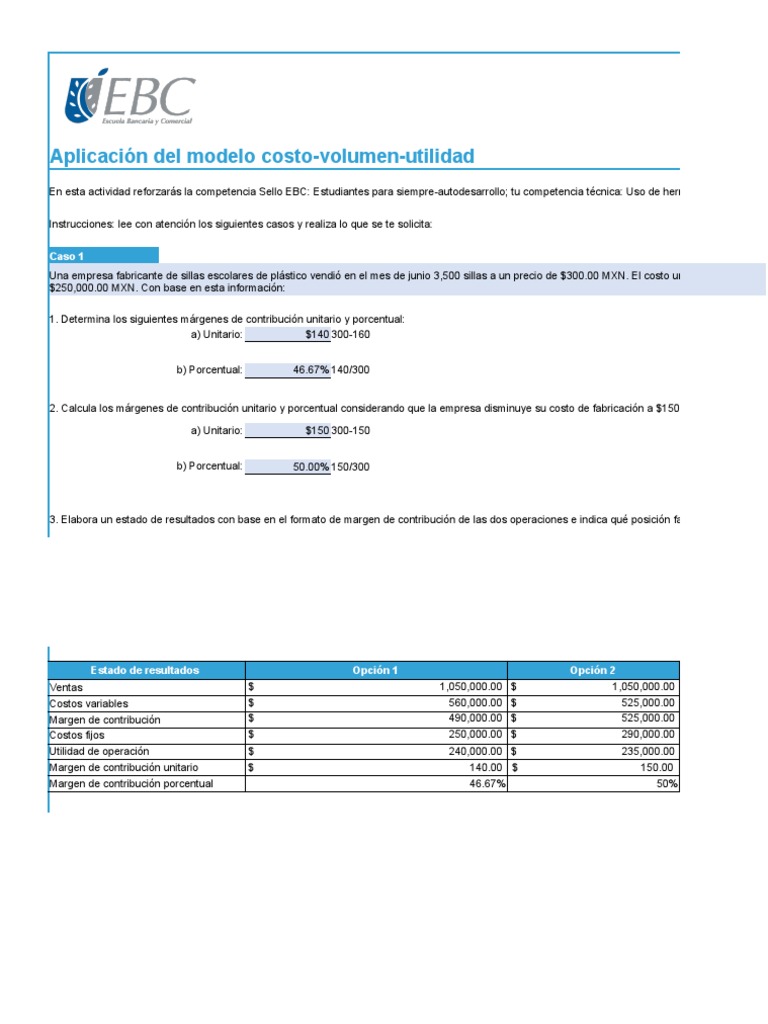Actividad 2 CP | PDF | Estado de resultados | Apalancamiento (Finanzas)
