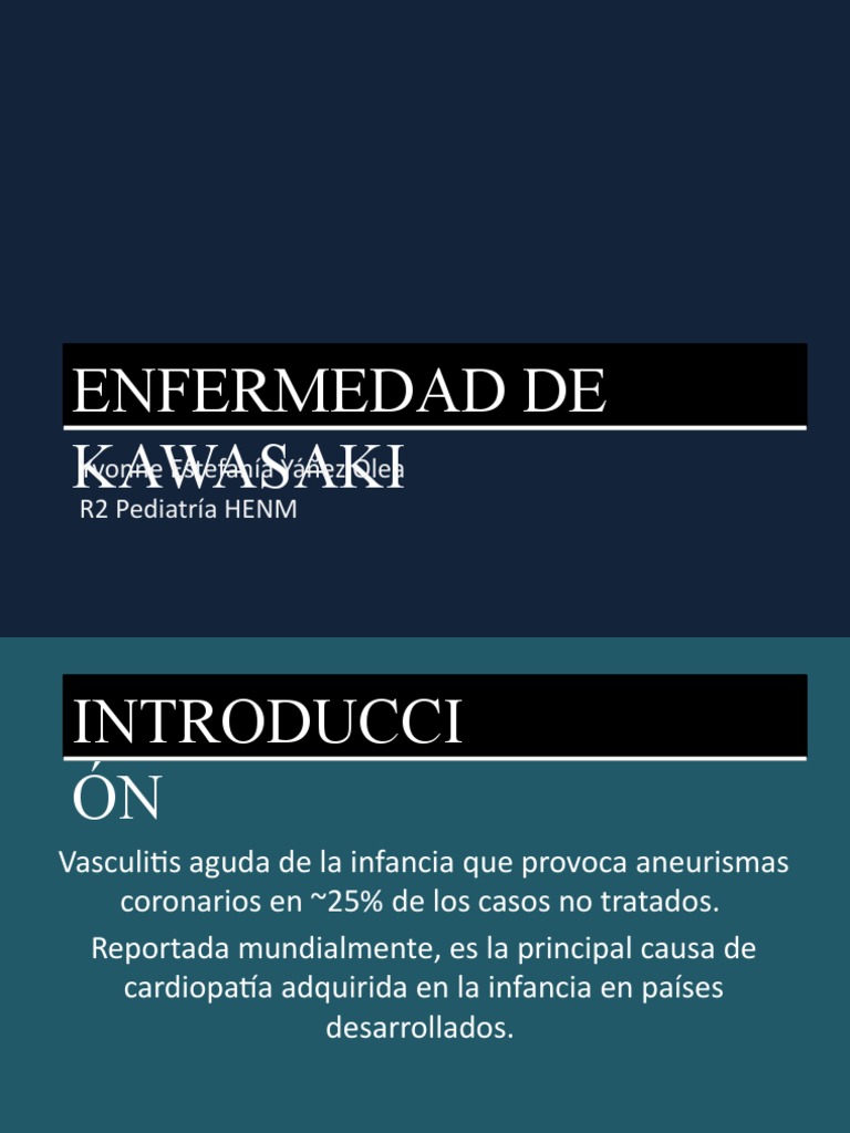 Enfermedad de Kawasaki | PDF | Inflamación | Sistema inmune