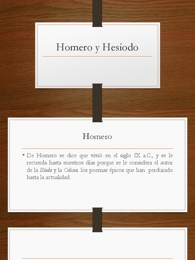 Los poemas épicos de Homero y Hesíodo como antecedentes de la filosofía ...