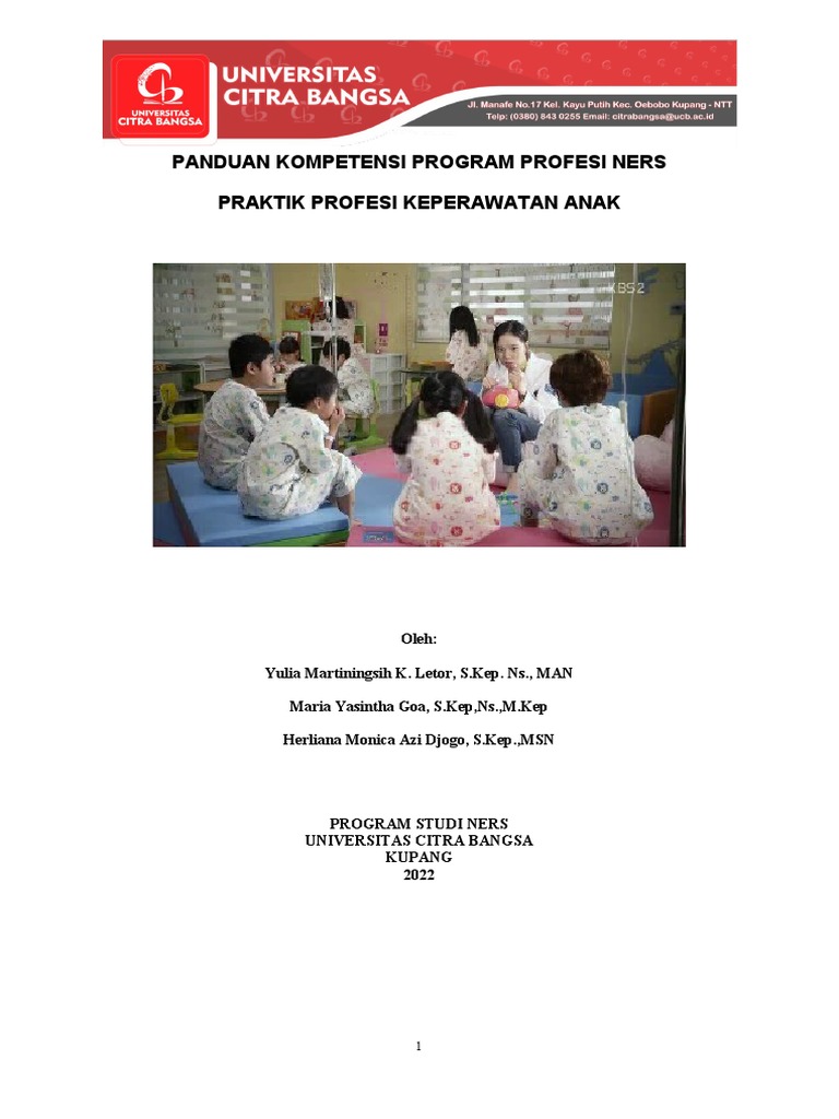 Buku Panduan Profesi Ners Anak | PDF