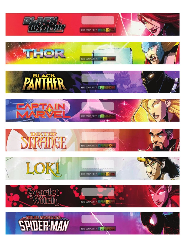 Marvel Labels | PDF