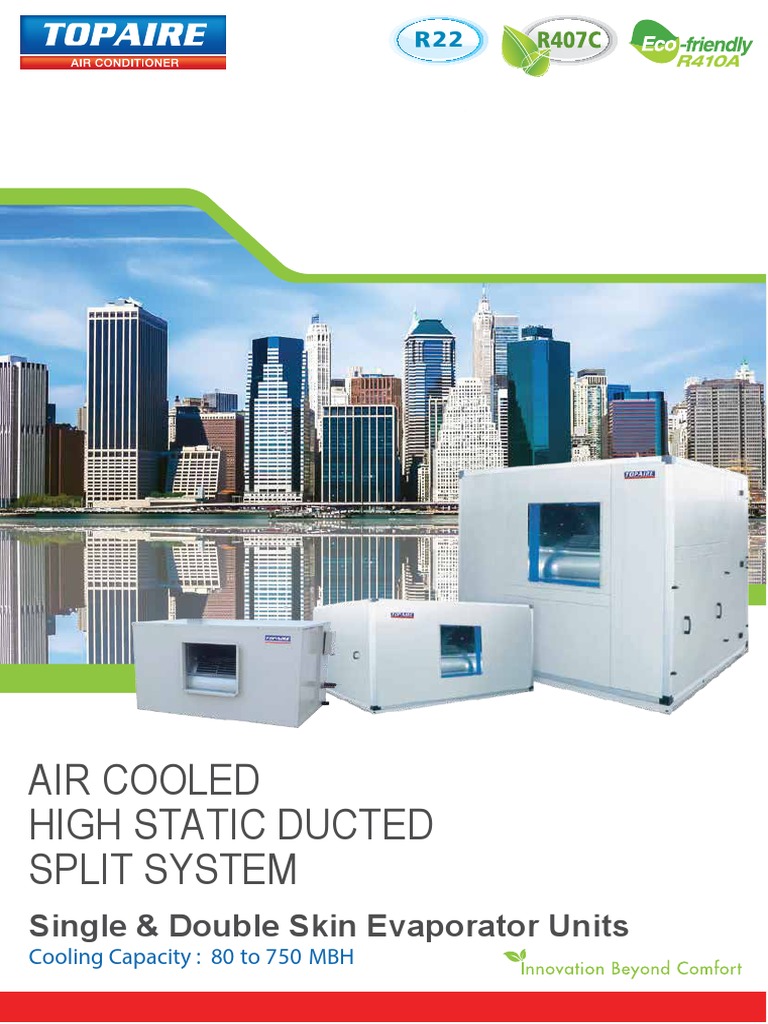 Air Cooled Single Double Skinned Evaporator Unit | PDF | Energy ...