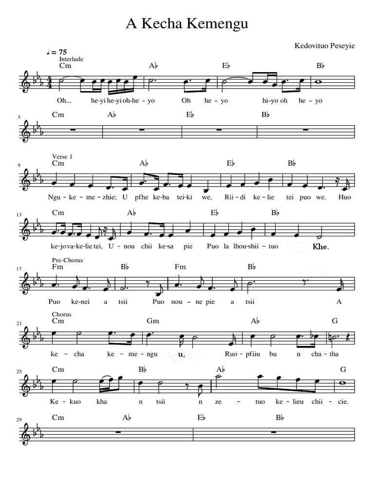 A Kecha Kemengu | PDF