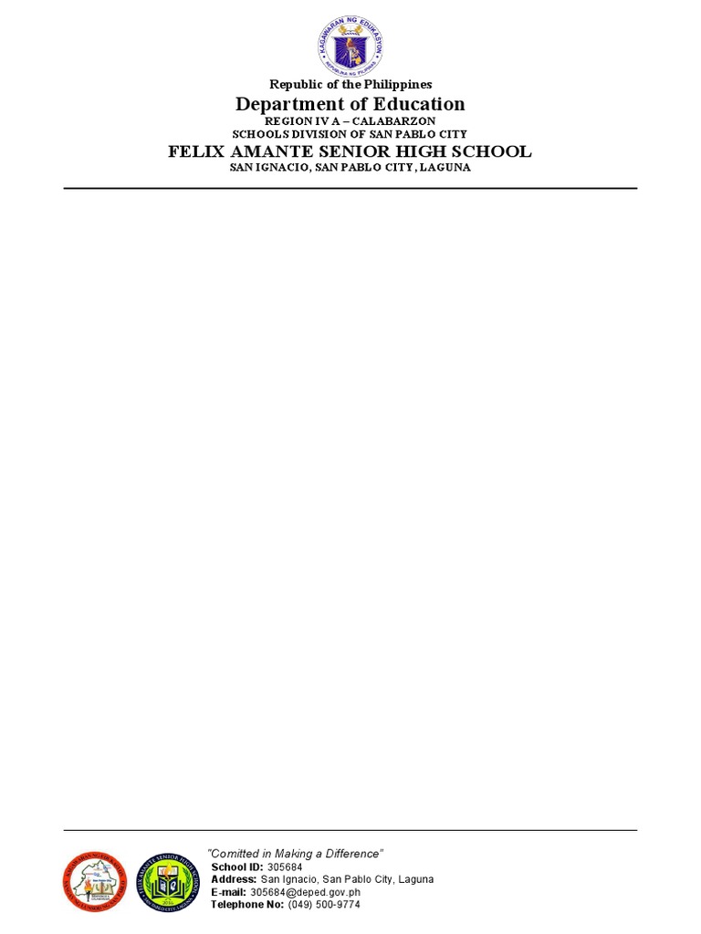 Project Concept Paper With Header and Footer | PDF