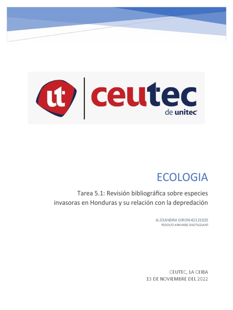 Especies Invasoras: Paloma de Castilla en Honduras | PDF