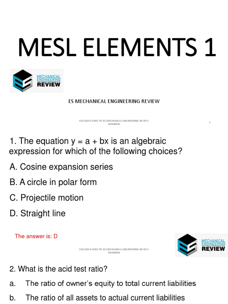 Mesl Elements | PDF | Voltage | Electron