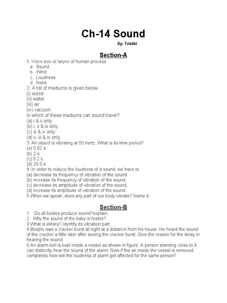 Sound Paper | PDF | Sound | Qualia