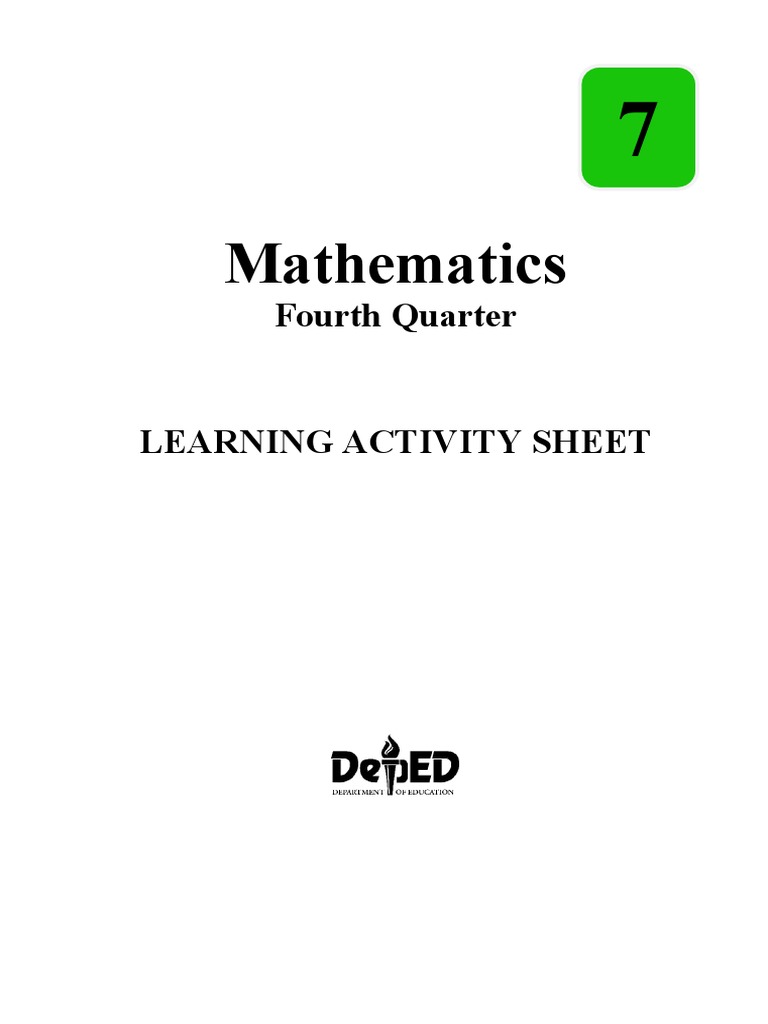 Math7 Las q4 | PDF | Sampling (Statistics) | Level Of Measurement