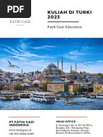 Buku Panduan Beasiswa YTB (Turkiye Burslari) B. Indonesia | PDF