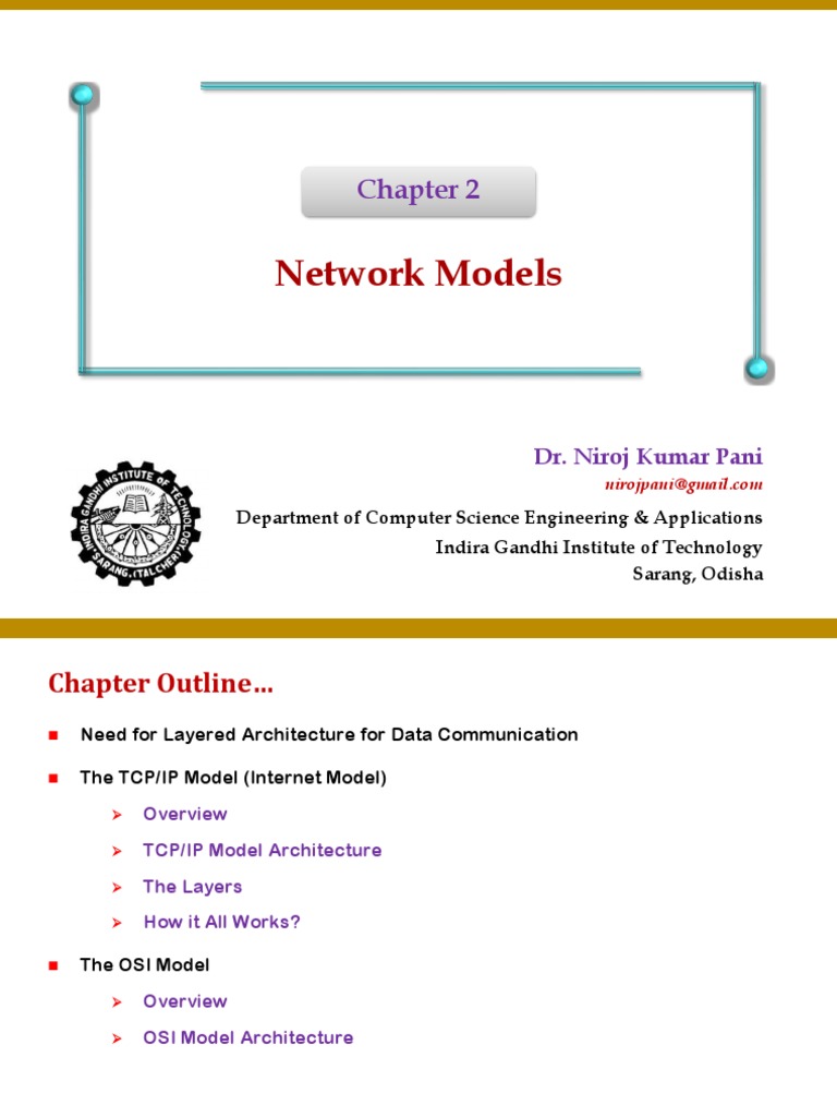 Chapter 02 - Network Models | Download Free PDF | Osi Model | Computer ...