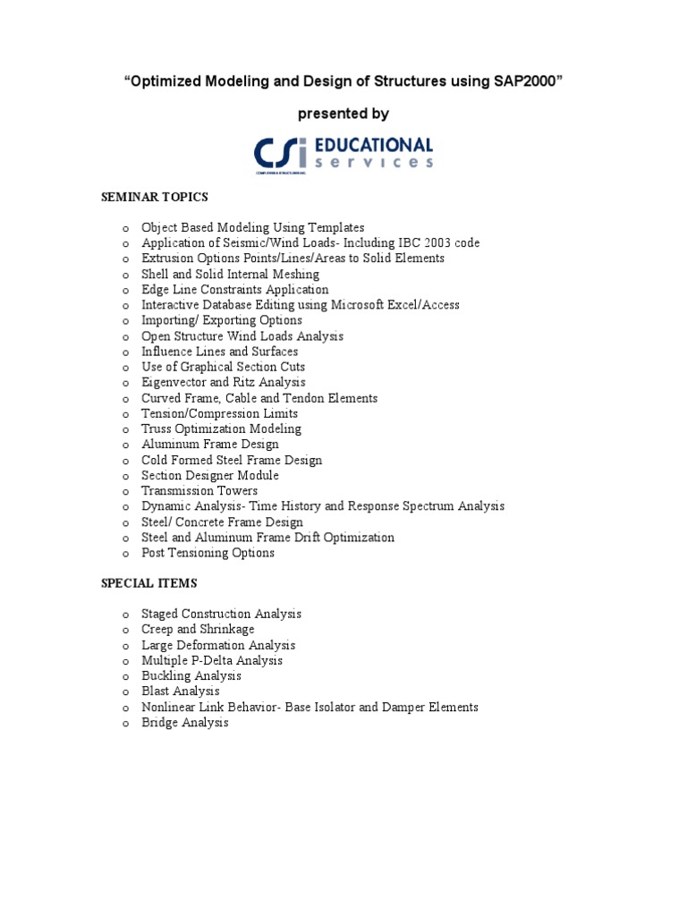 Sap2000 General | PDF | Strength Of Materials | Truss