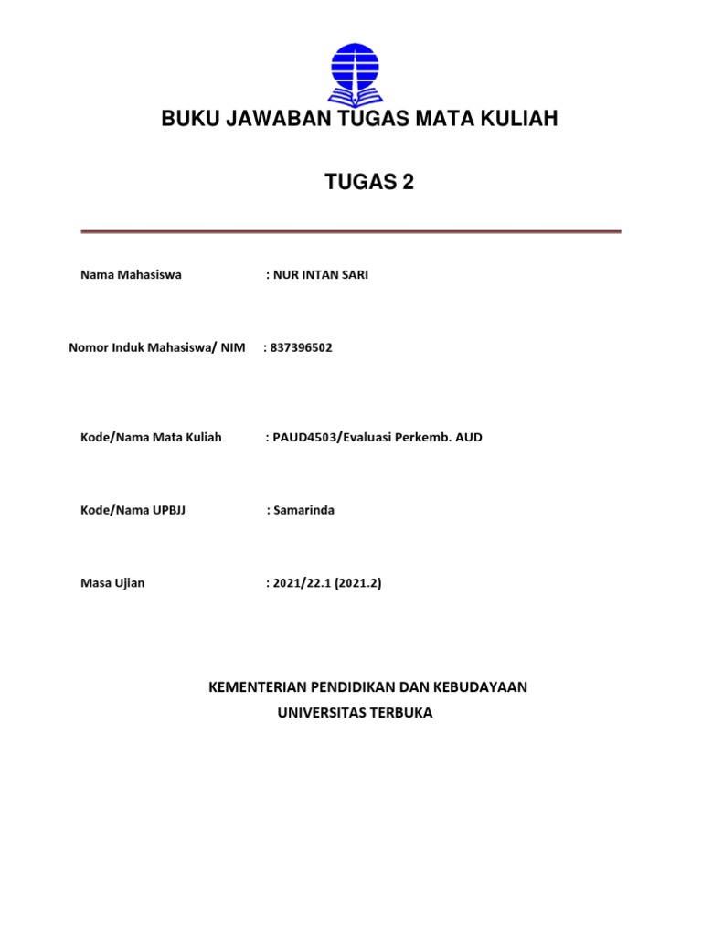 Nur Intan Sari 837306502 Paud4503 Tugas TMK 2 | PDF