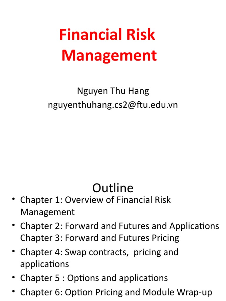 Chapter 1 - Overview - 2022 - S | PDF | Futures Contract | Option (Finance)