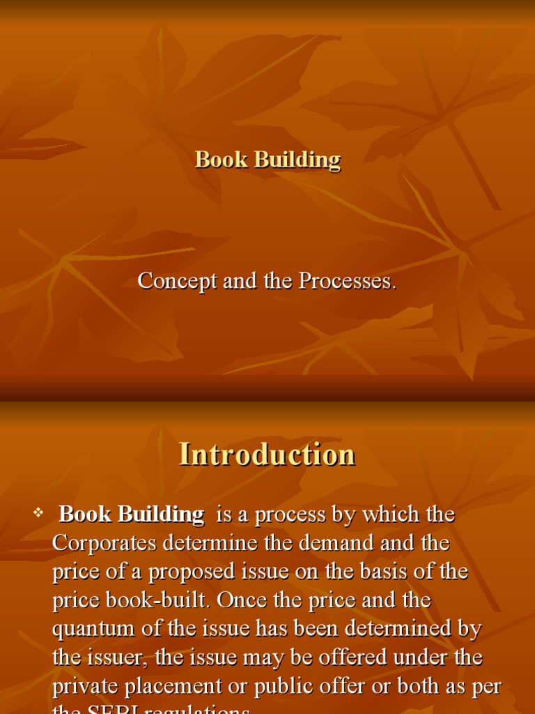 Book Building | PDF | Securities (Finance) | Underwriting