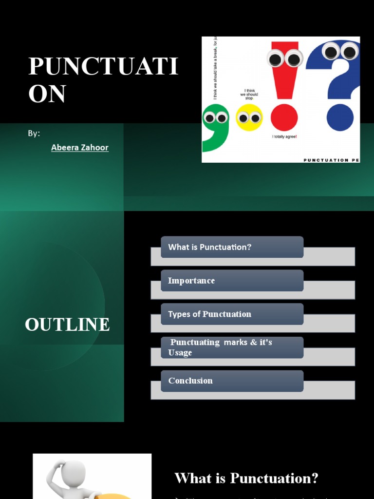 English Presentation PowerPoint | PDF | Punctuation | Graphic Design