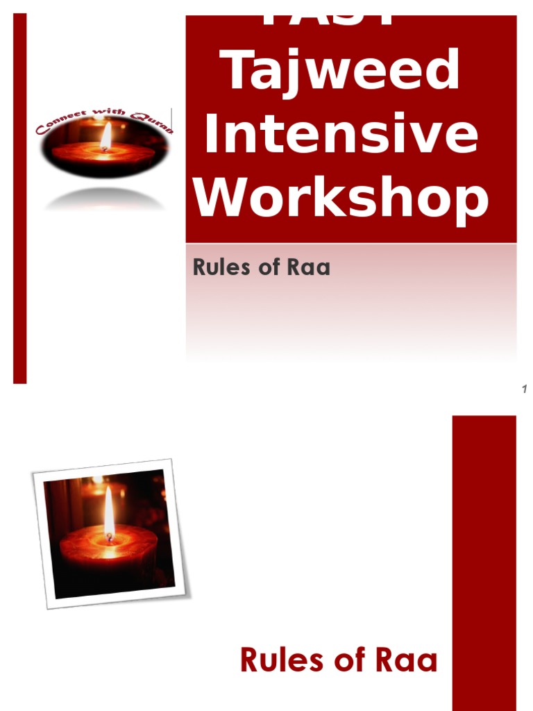 Rules of Raa | PDF | Human Voice | Quran