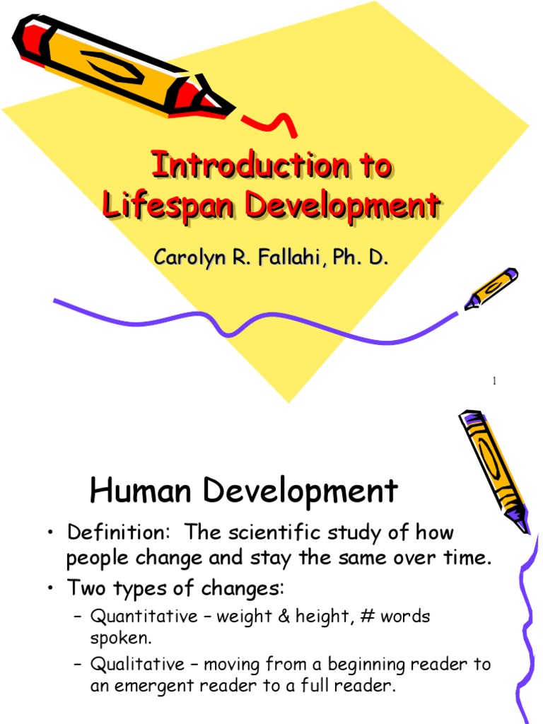 Introduction To Lifespan Development | PDF | Developmental Psychology ...