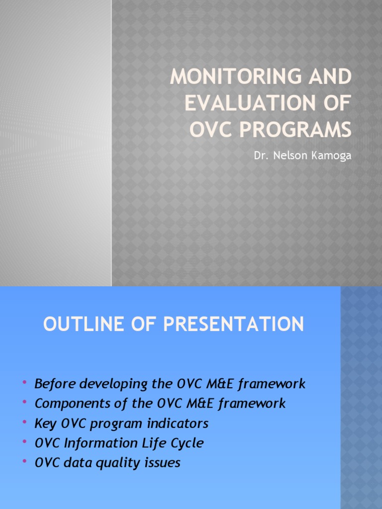 M-E For OVC Programs Presentation | PDF | Life Cycle Assessment | Information