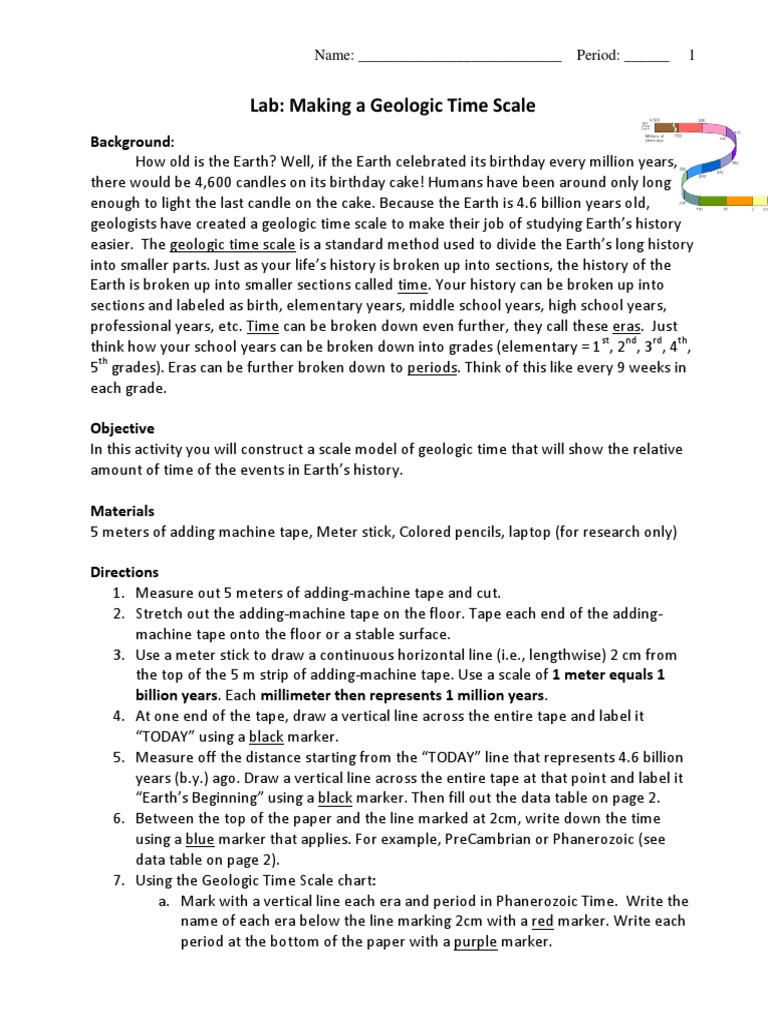 Geologic Time Scale Pdf Geologic Time Scale Stratigraphy