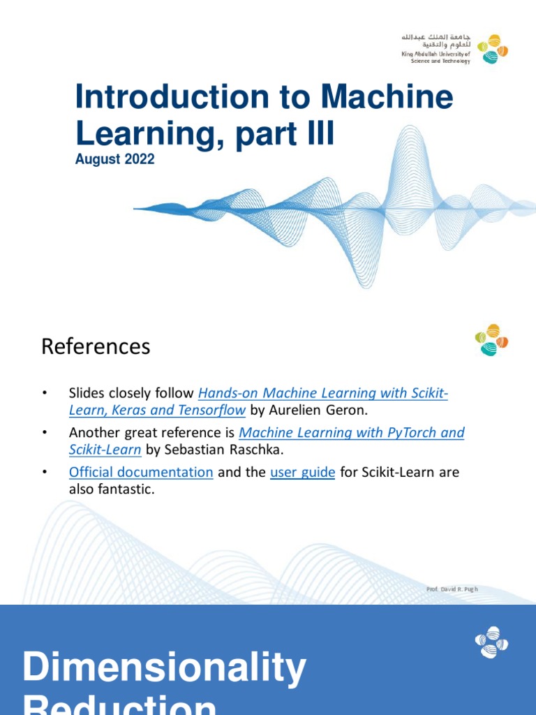 Introduction-To-Ml-Part-3 Edited | Download Free PDF | Cluster Analysis | Principal Component ...