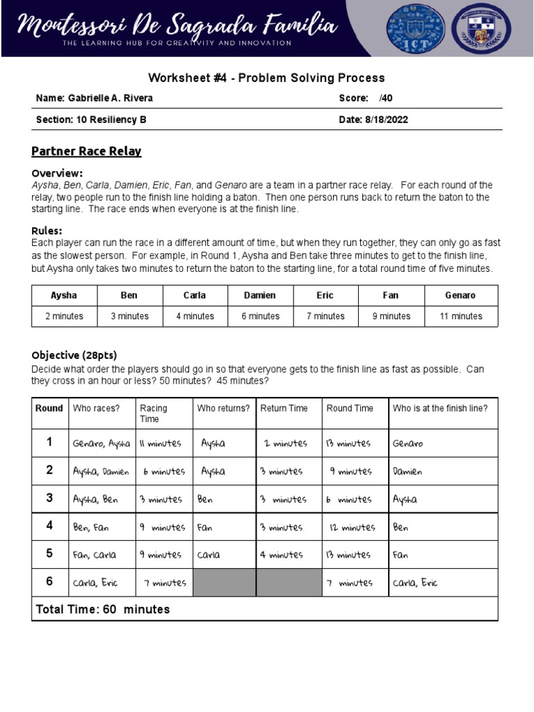 Activity #4 (Rivera, Gabrielle) | PDF | Applied Mathematics