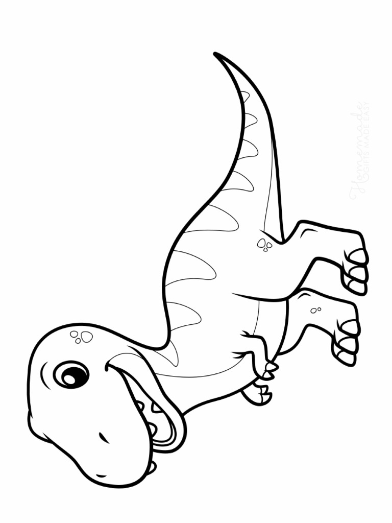 Printable Coloring Dino 03 | PDF