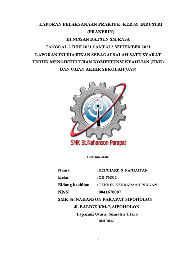 Laporan Prakerin di Nissan Datsun SM Raja | PDF | Seni