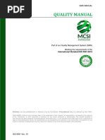 Global Quality Manual | PDF | Risk Management | Quality Management System