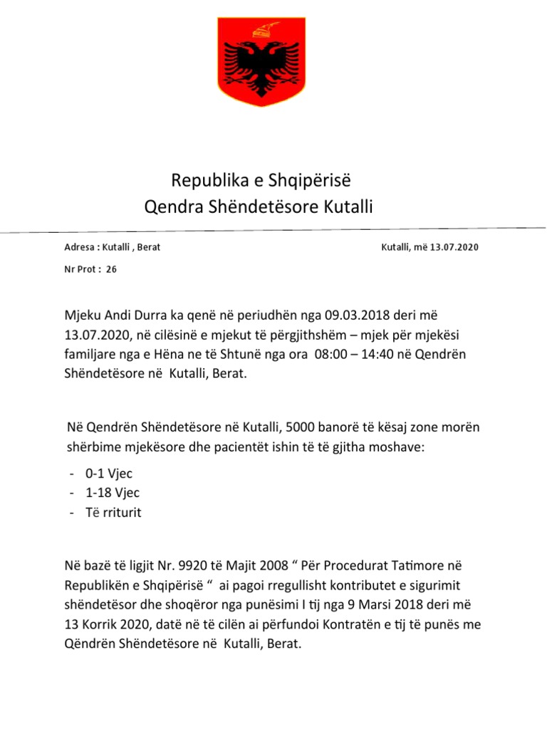 Republika e Shqiperise | PDF