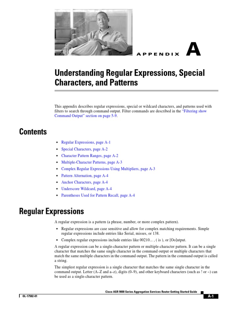 Cisco Regexp | PDF | Regular Expression | Bracket Cisco Regexp | PDF | Regular Expression | Bracket