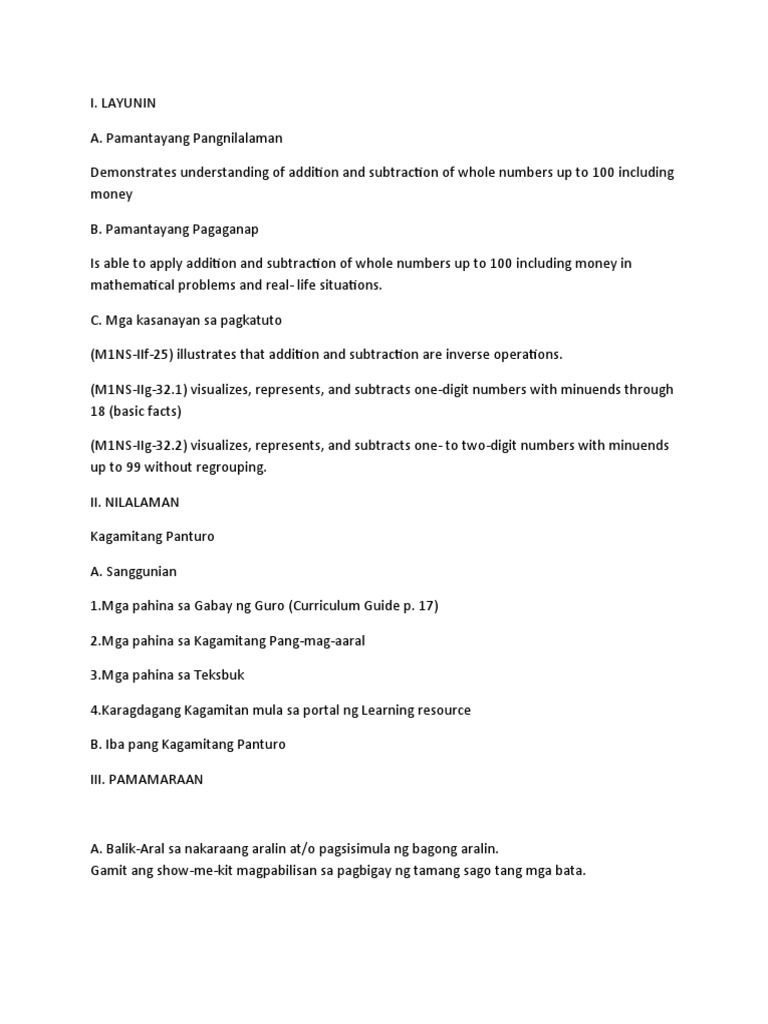 Pagayon Math Demo | PDF