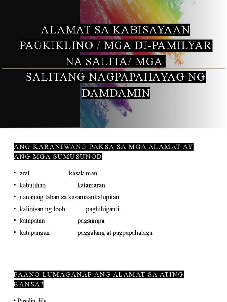 Alamat Sa Kabisayaan | PDF
