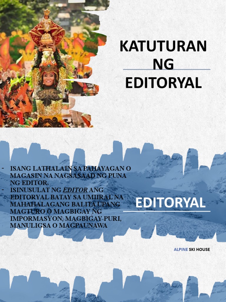 Katuturan NG Editoryal | PDF