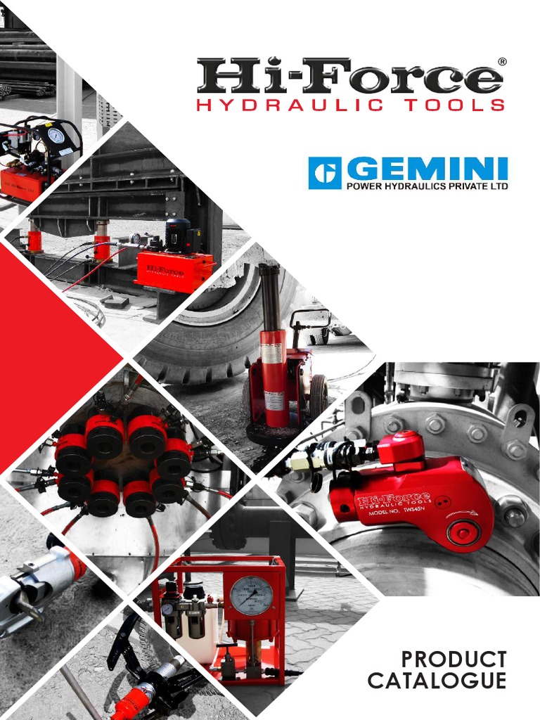 Hi Force Master Catalogue | PDF | Piston | Pump